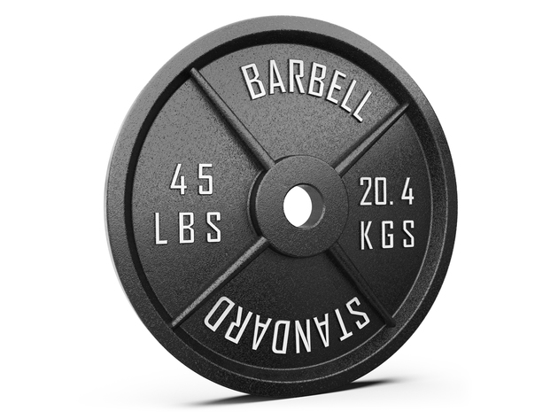 Synergee Standard Metal Weight Plates - Thirty Five Pound Plate - Pair ...
