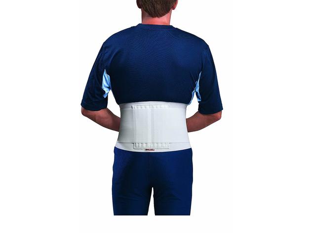 Mueller Multi-Purpose Back Brace Wide with Adjustable Front Velco ...
