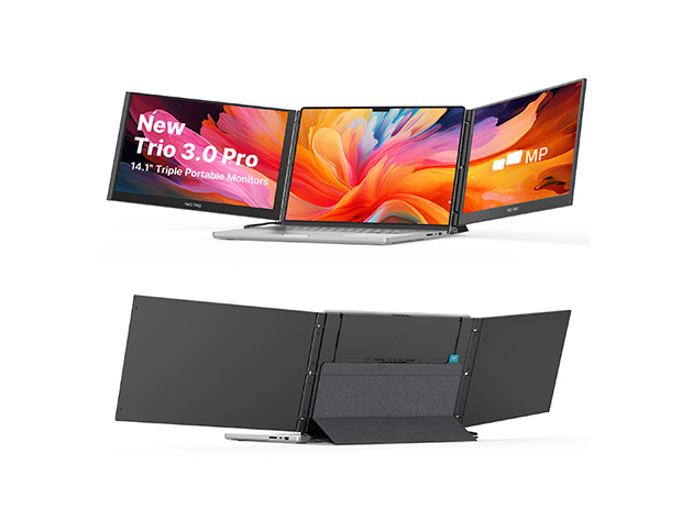 Mobile Pixels Trio 3 Pro 14.1" Tri-Screen Display for 15" - 17.3 ...