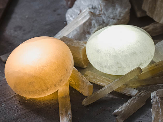 Glowing Moon Stone Light | StackSocial