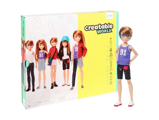 Creatable World Deluxe Character Kit Customizable Doll with Clothing ...