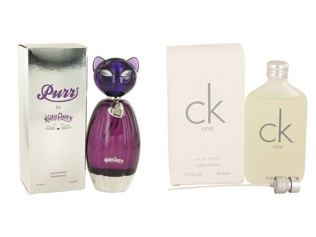 Gift set Purr by Katy Perry Eau De Parfum Spray 6 oz And a bottle of CK ...